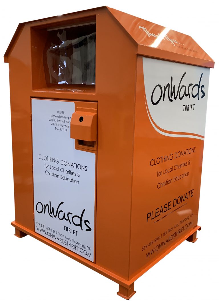Donation Bins | Open Chute Donation Bin